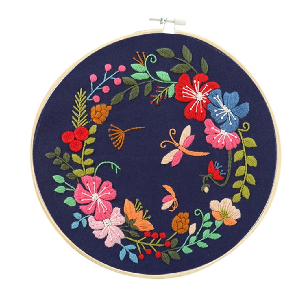 Home decor ZKCCNUK Full Range of Embroidery Stitch Stamped Embroidery ...