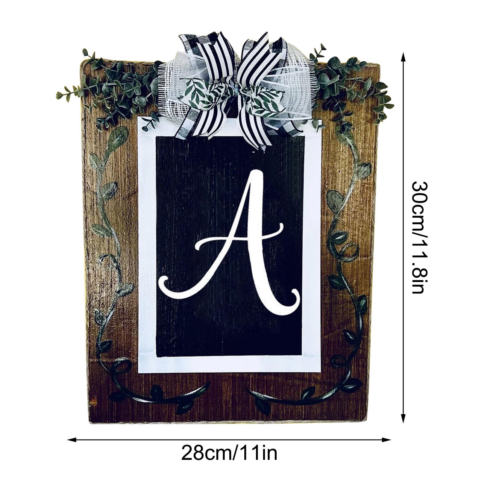 Home decor ZKCCNUK Last Name Year Round Front Door Wreath,Decorative ...