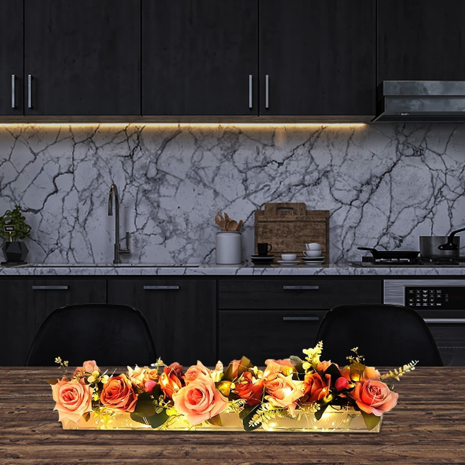 Home decor ZKCCNUK Rectangular Acrylic Vase Acrylic Flower Arranger ...