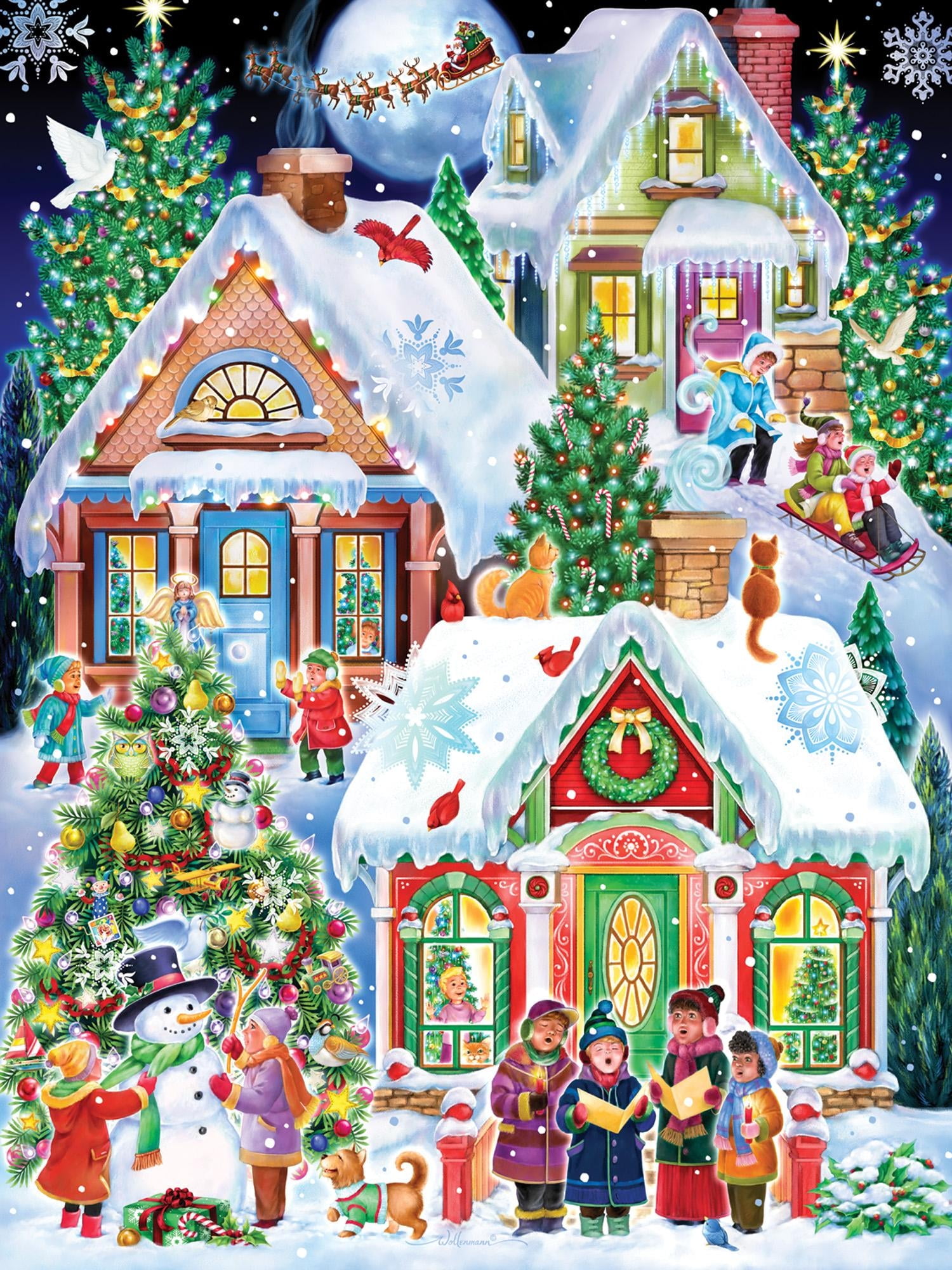 Home for The Holidays Jigsaw Puzzle 550 Piece by Vermont Christmas Company - Large Pieces ...