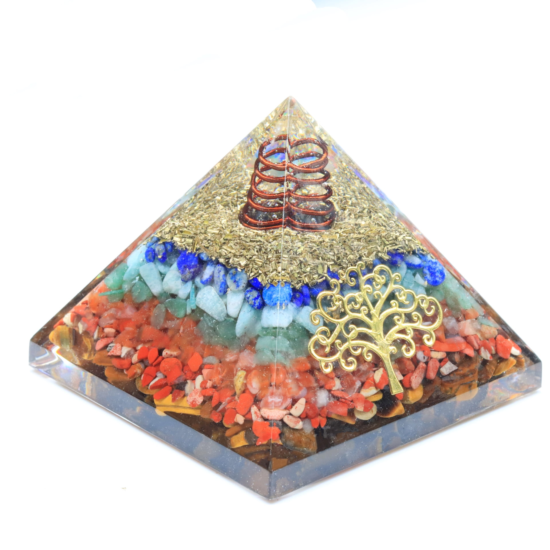 Home furnishings，Orgone Pyramid Resin Acrylic Popular Pyramid Ornaments ...