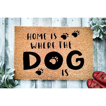 Walmart Dog Coir Doormat, Dogs Welcome, Outdoor Paw Pet Mat (30 x 17 In ...