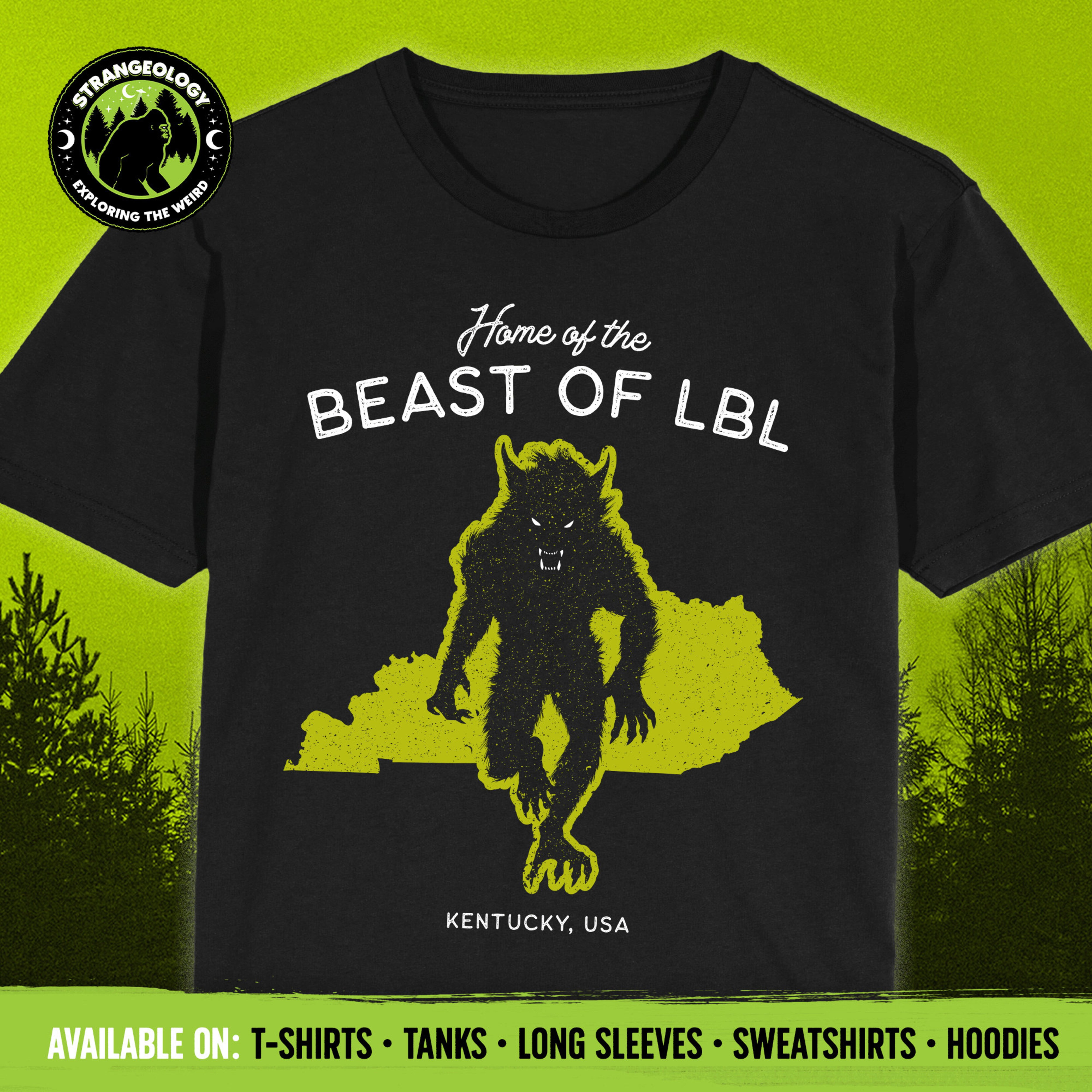 Home of the Beast of LBL Dogman Werewolf - Kentucky USA // Unisex T ...