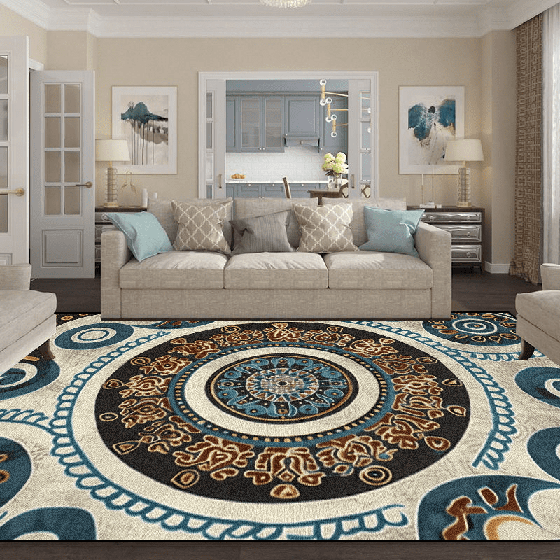 Home r European Style Rugs Living Room ration Abstract Carpets Hall ...