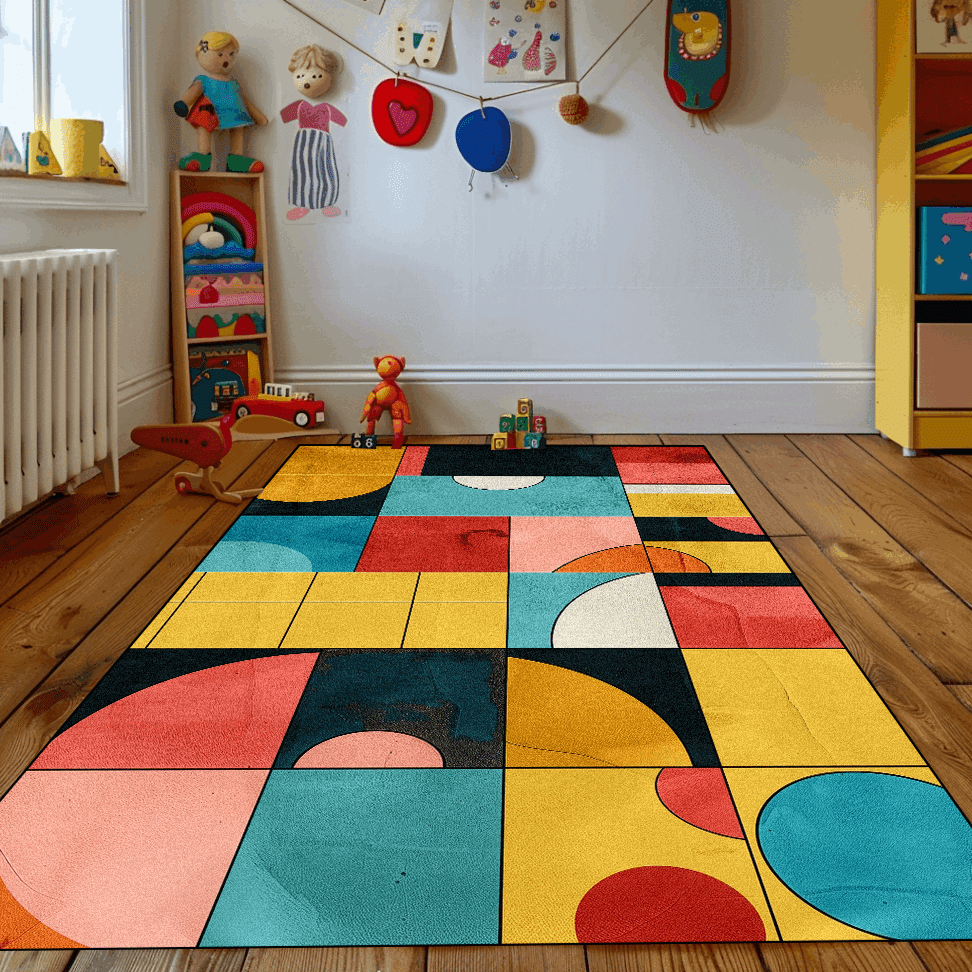 Home ration Abstract Carpet Children Play Game Rugs Living Room ...