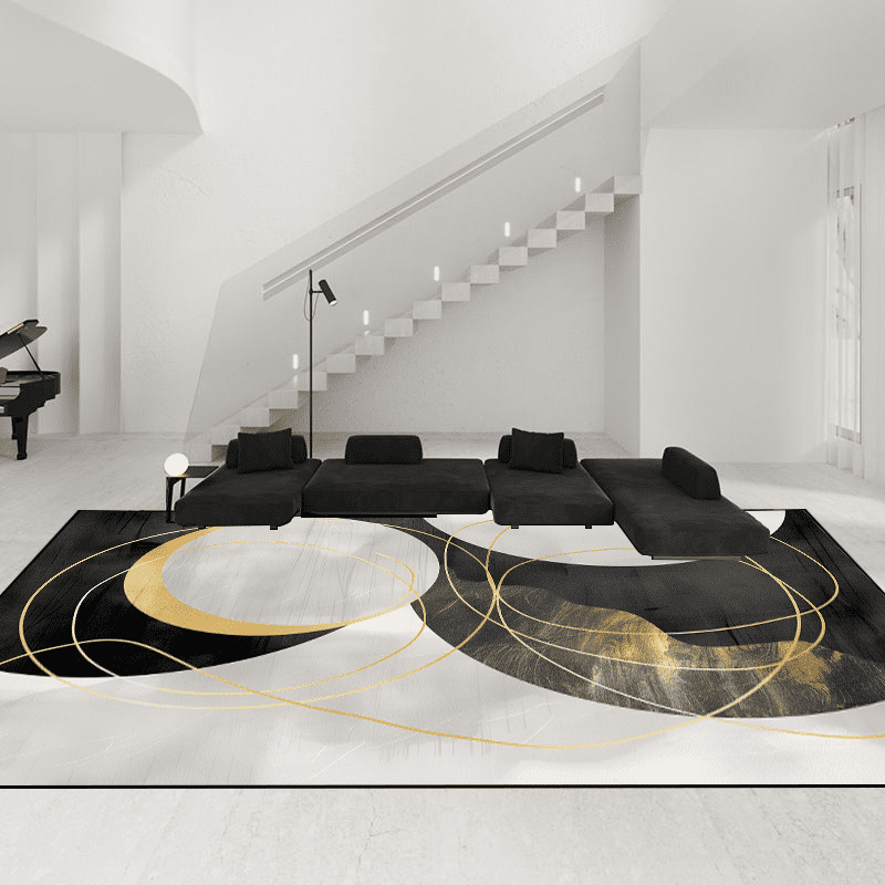Home ration Nordic Carpets Living Room Sofa Area Geometry Carpet Hall ...