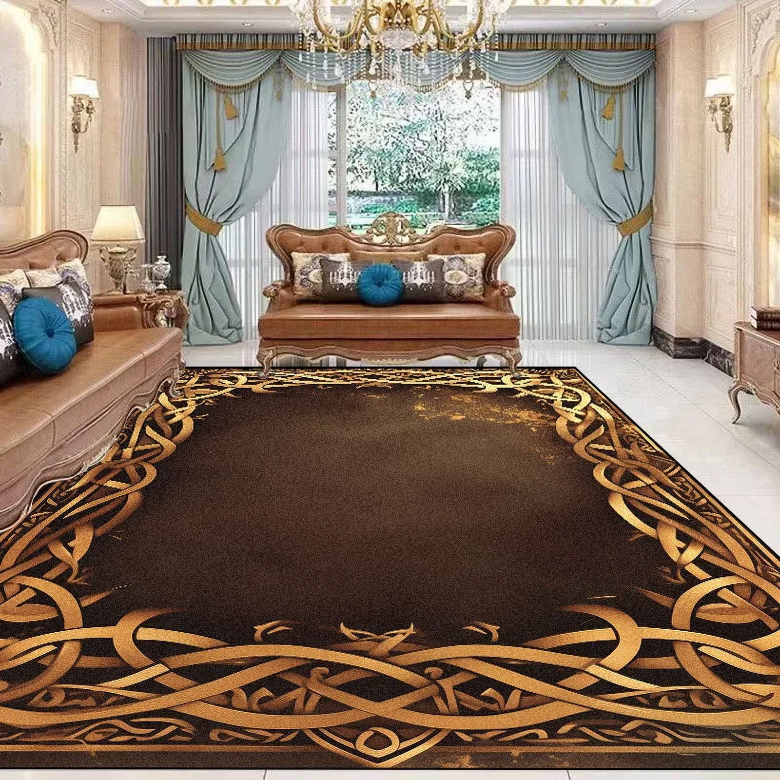 Home ration Retro Carpets Living Room European Style Rugs Hall Sofa ...