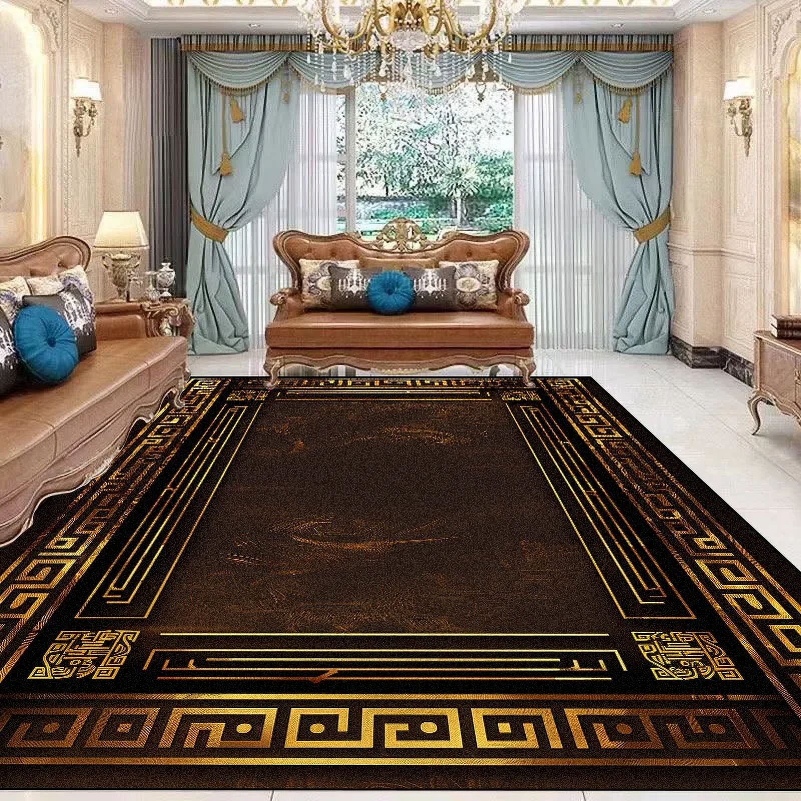 Home ration Retro Carpets Living Room European Style Rugs Hall Sofa ...
