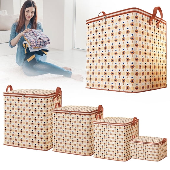 Home Textile Storage,Heavy Duty Extra Large Clothes Storage Foldable ...