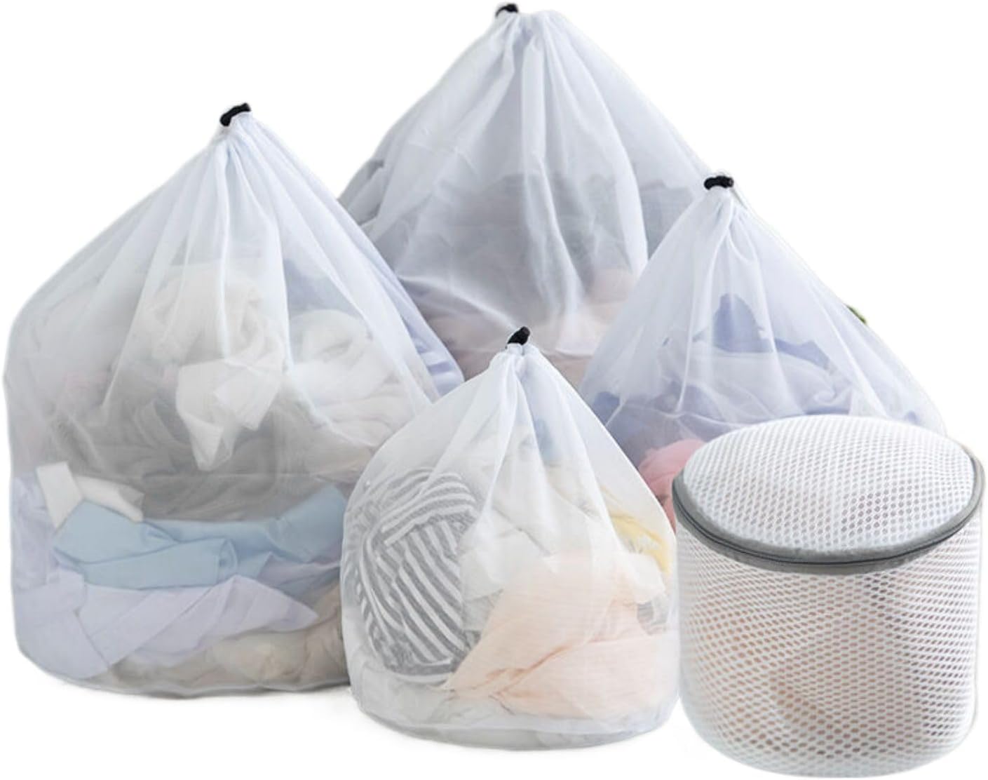 Home use fine mesh laundry bag, large thickened washing machine laundry ...