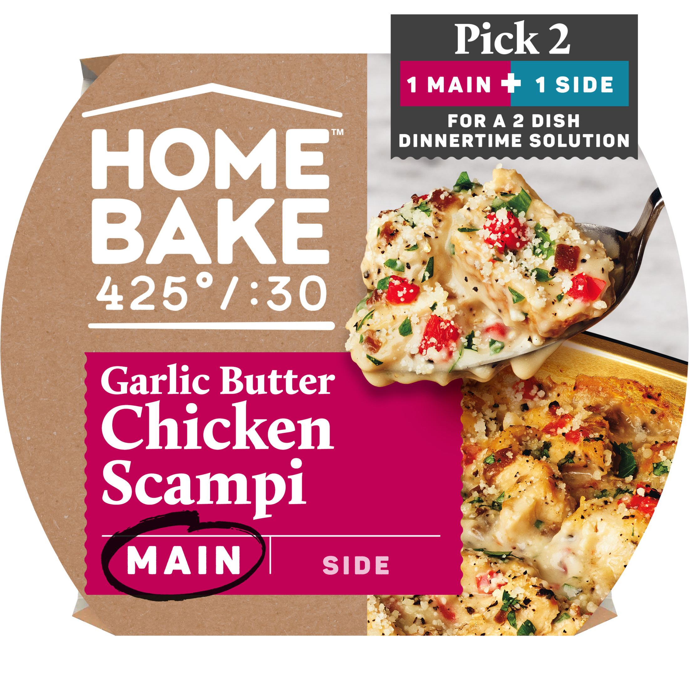 Birds Eye Voila! Family Size Garlic Chicken Skillet TV Dinner Meal, 60 ...