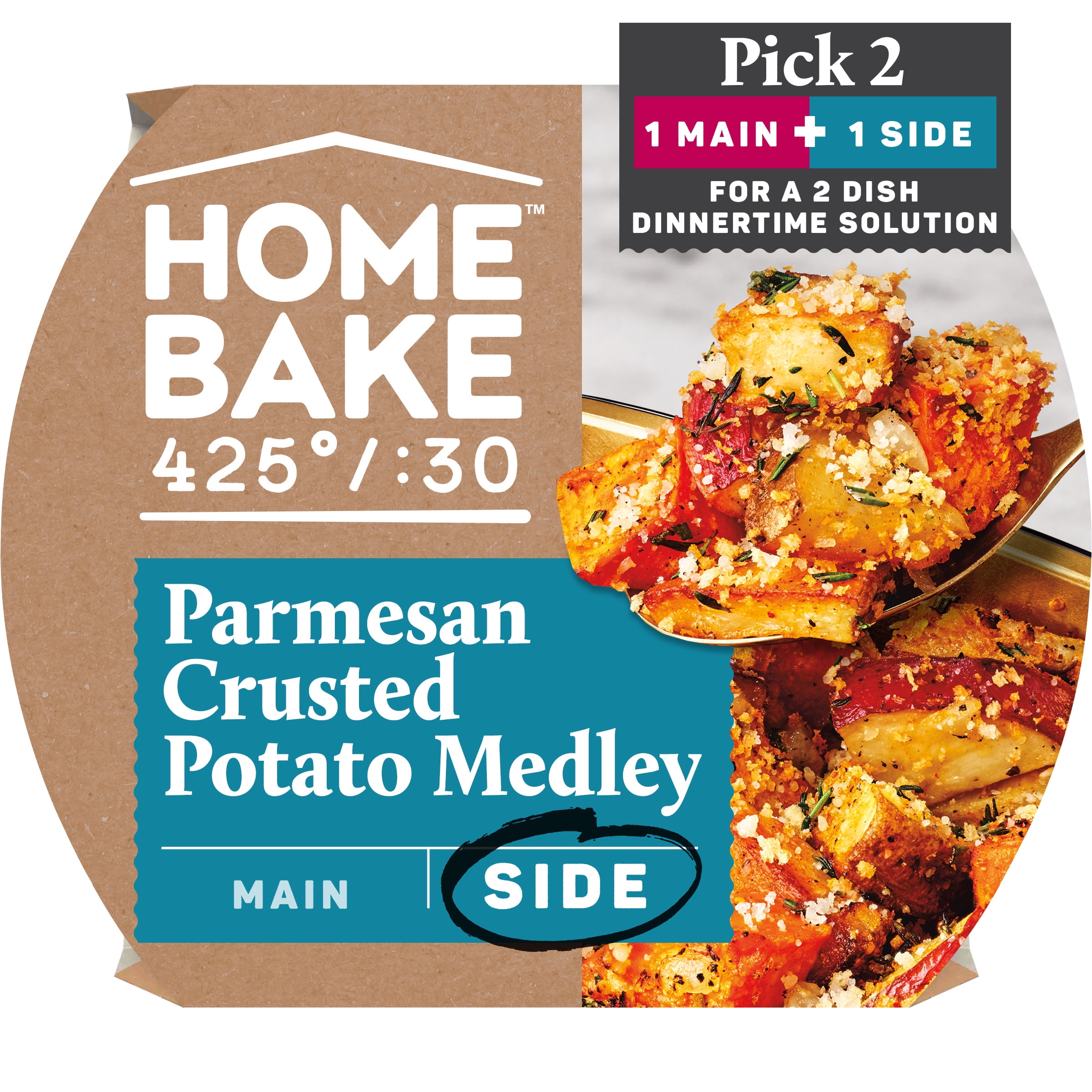 HomeBake 425°/:30 Parmesan Crusted Potato Medley Frozen Side, 15.5 oz ...