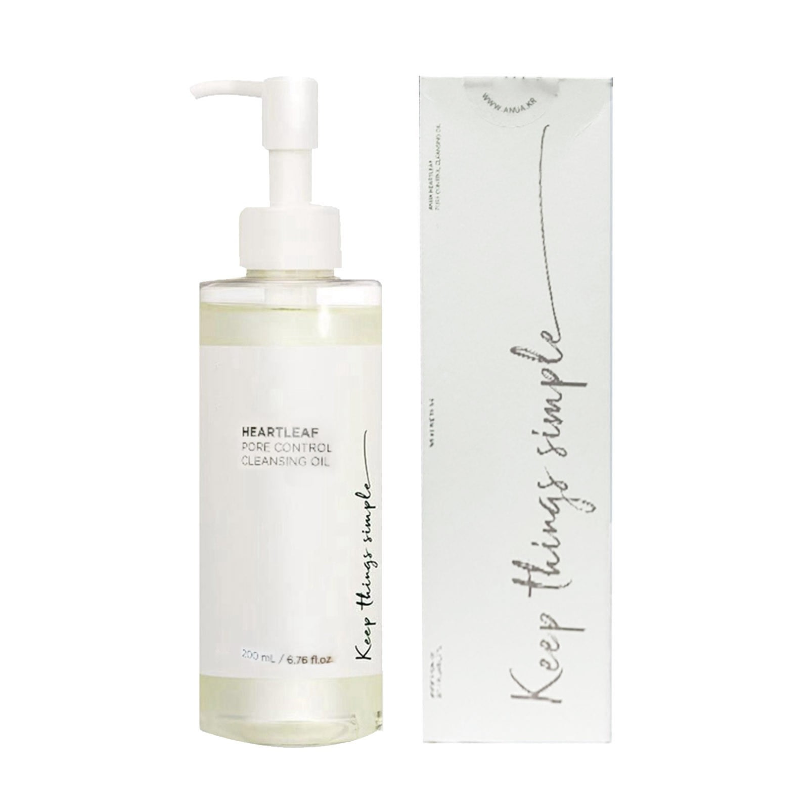 HomeBro Cleansing Oil Makeup Remover, Heartleaf Pore Control Cleansing ...