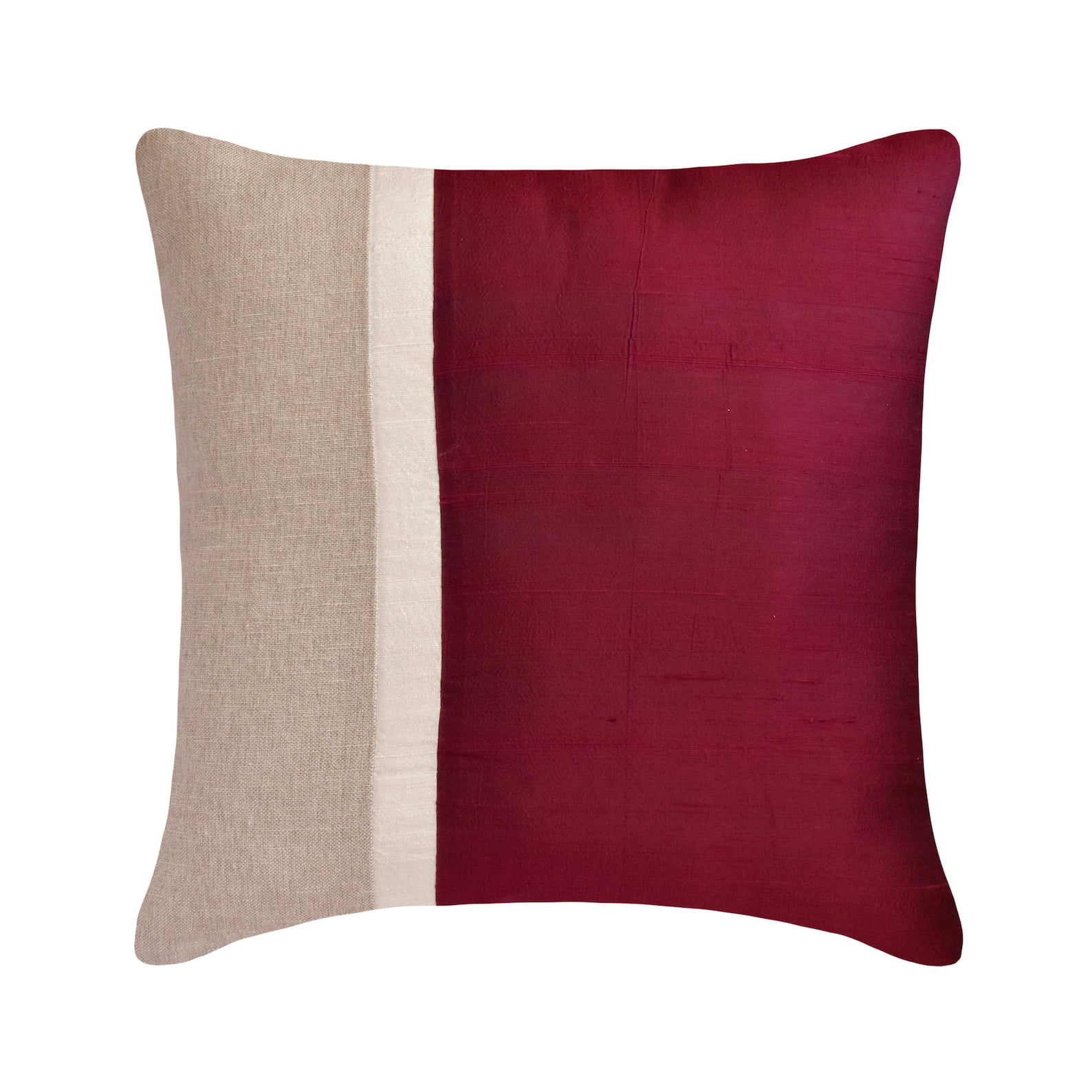 The HomeCentric Decorative Cranberry 14"x14" (35x35 cm) Throw Pillow ...