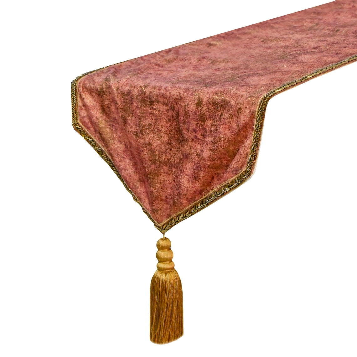 The HomeCentric Designer Rust Table Runner 8 Seater Table Runner (14 x ...