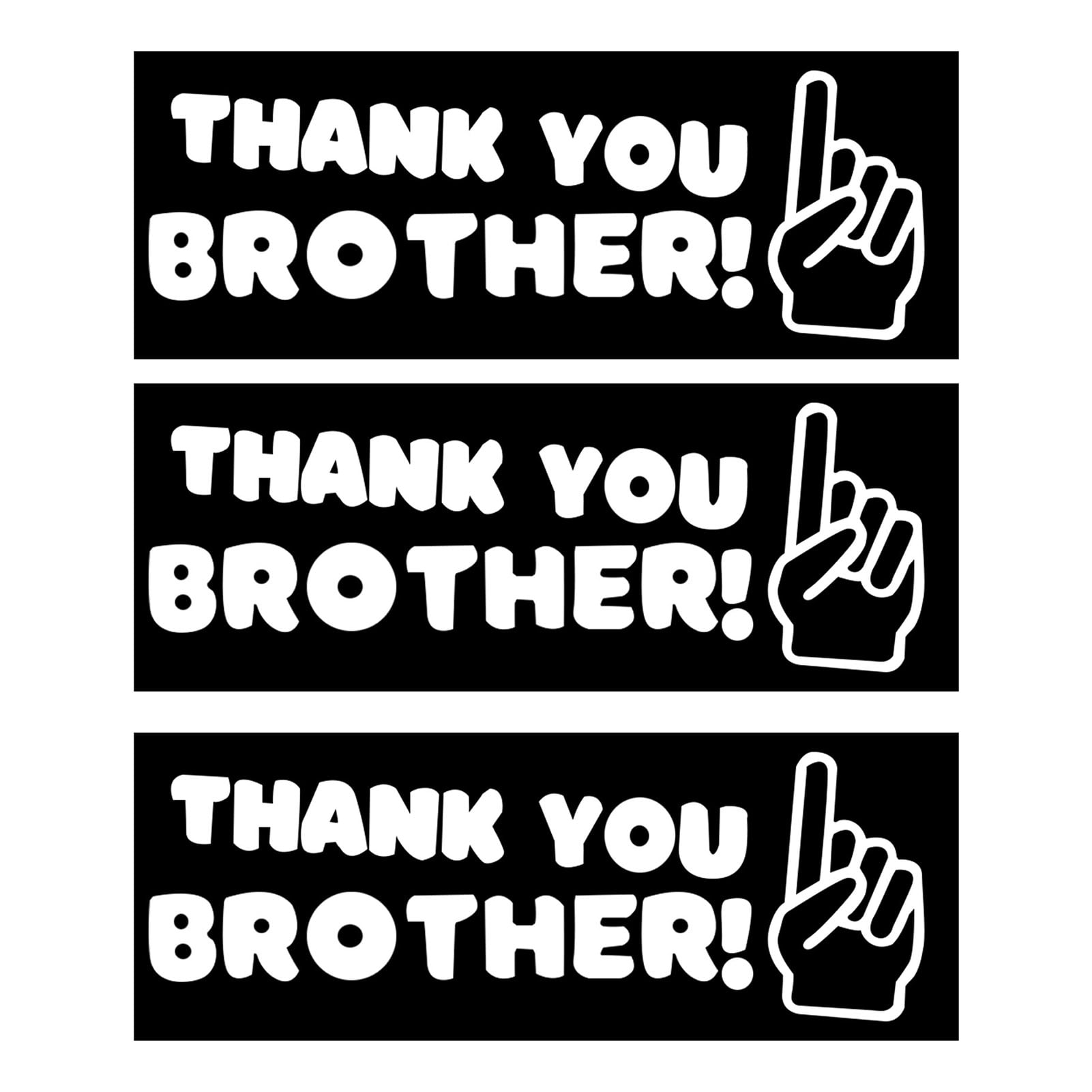 HomeCozy 1/3 Pcs What's Up Brother Bumper Sticker Funny Sketch Vinyl ...