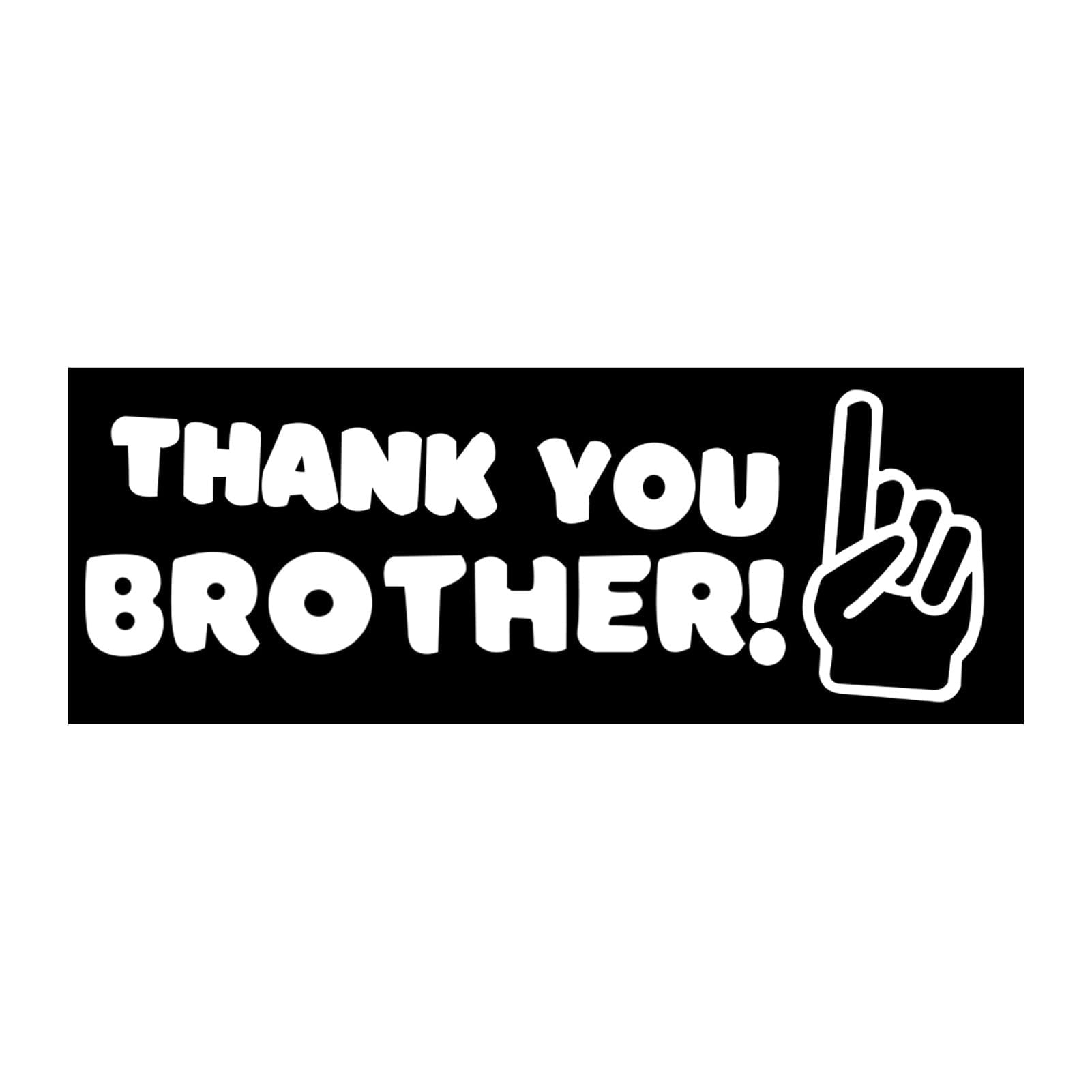 HomeCozy 1/3 Pcs What's Up Brother Bumper Sticker Funny Sketch Vinyl ...