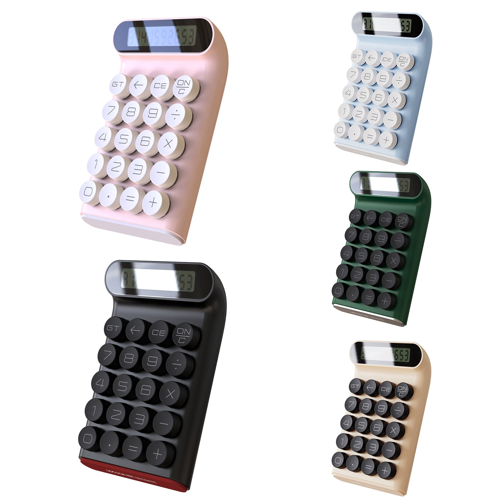 HomeCozy 1 Set Green Axis Calculator Crisp Feel Rounded Texture ...