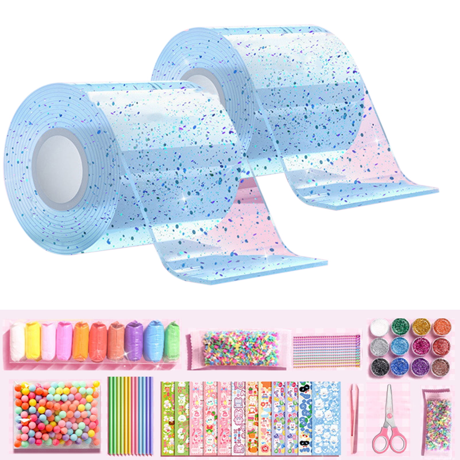 HomeCozy 1 Set Nano Tape Bubble Kit Safe Odorless DIY Bouncy Cute ...