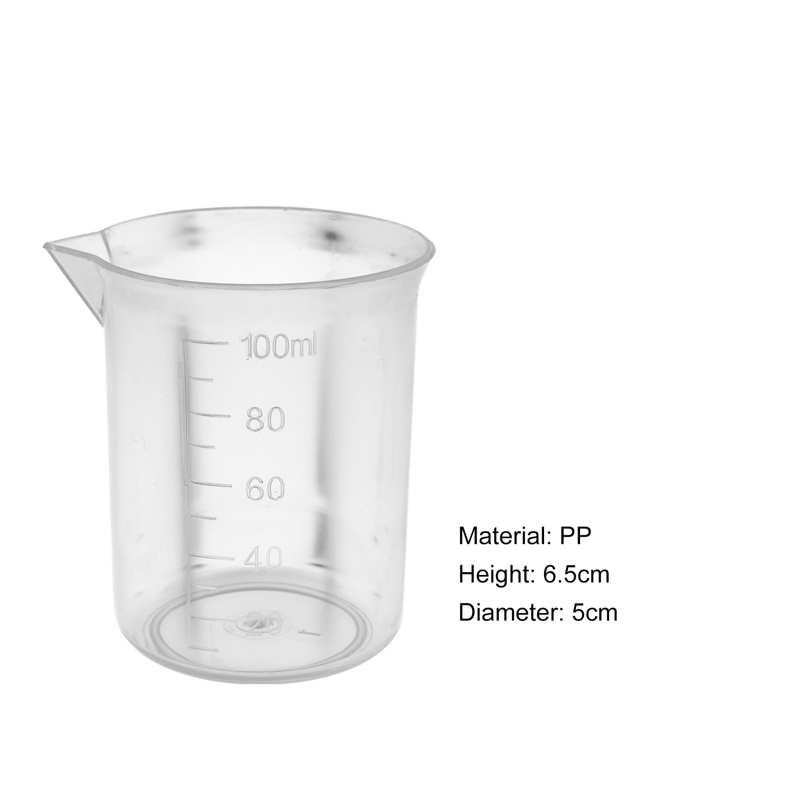 HomeCozy 100ML Measuring Cup Non-stick Multipurpose Plastic Anti-drip ...
