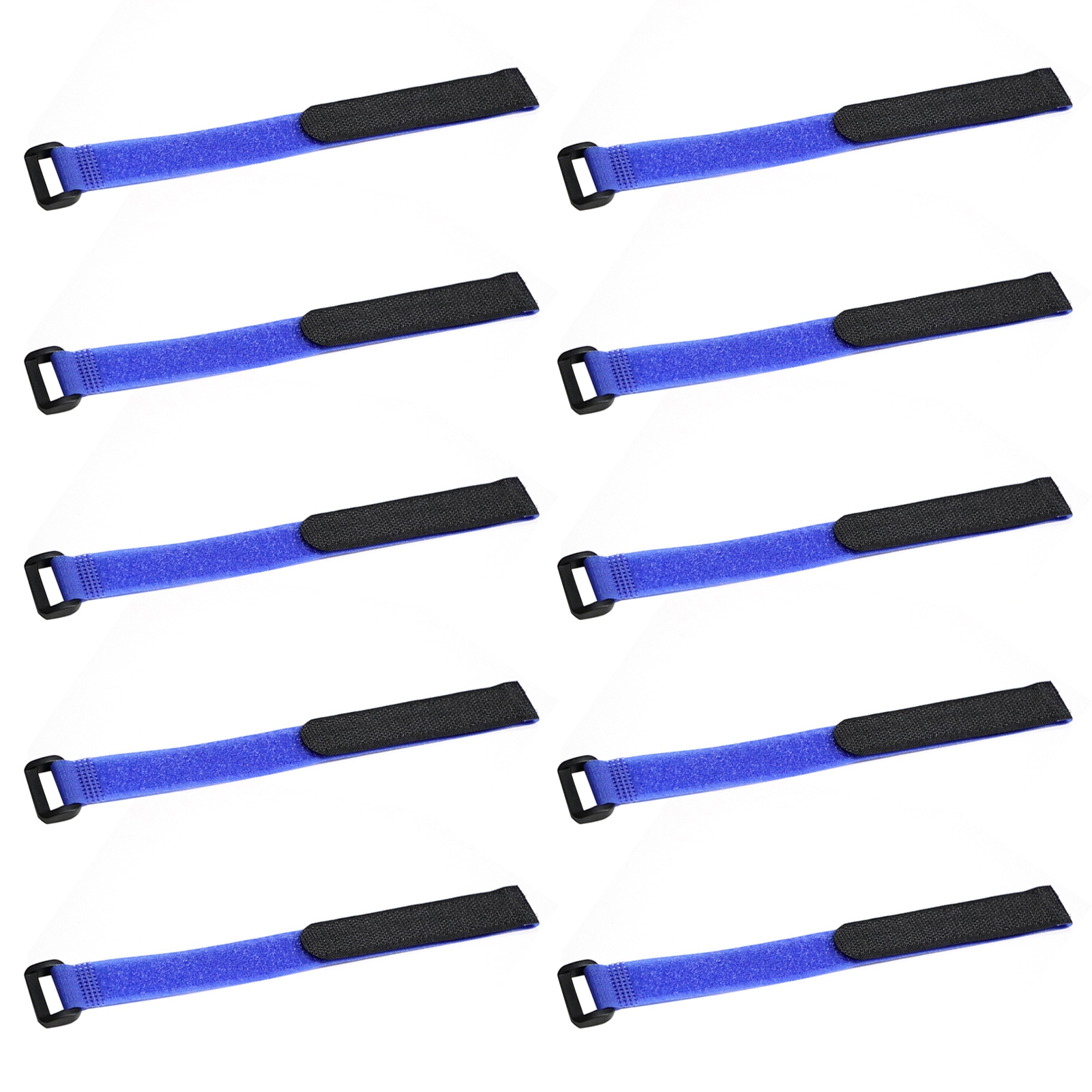 HomeCozy 10Pcs Fastening Strap D-ring Buckle Organize Nylon Backward ...