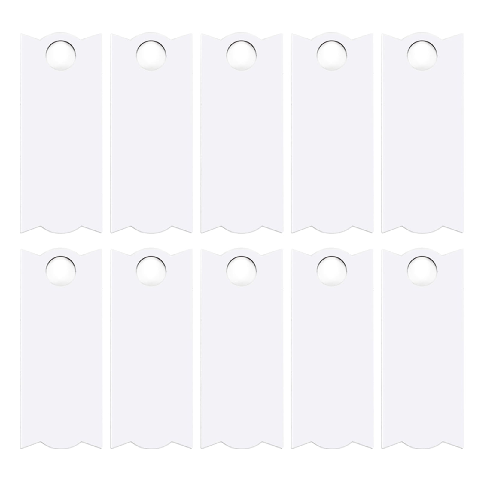 HomeCozy 10Pcs Sublimation Name Plates Sublimation Topper Personalized ...