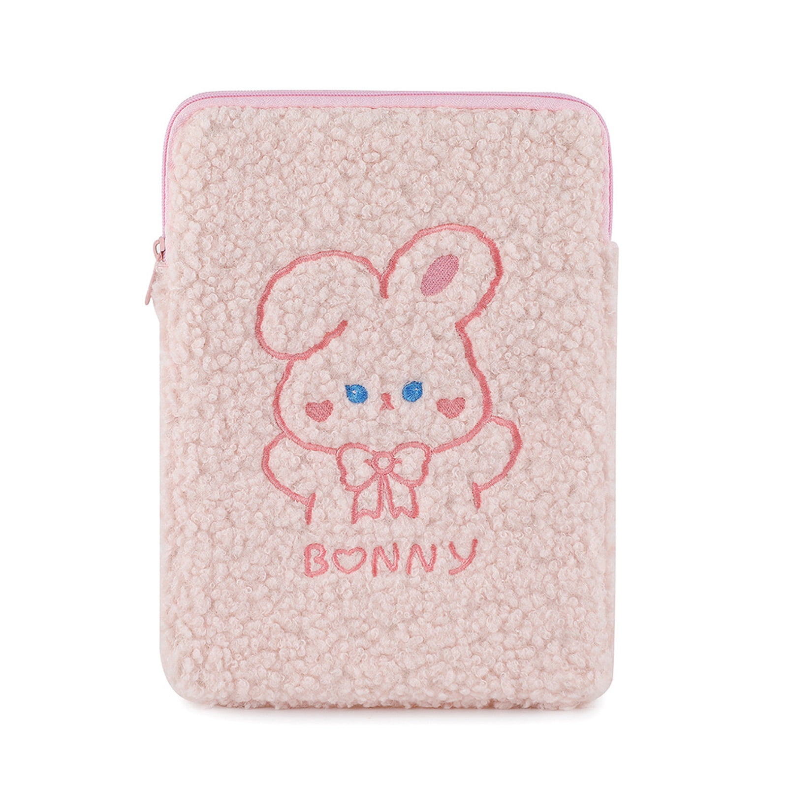 HomeCozy 11 Inch Laptop Bag Fluffy Cartoon Soft Touch Smooth Zipper ...