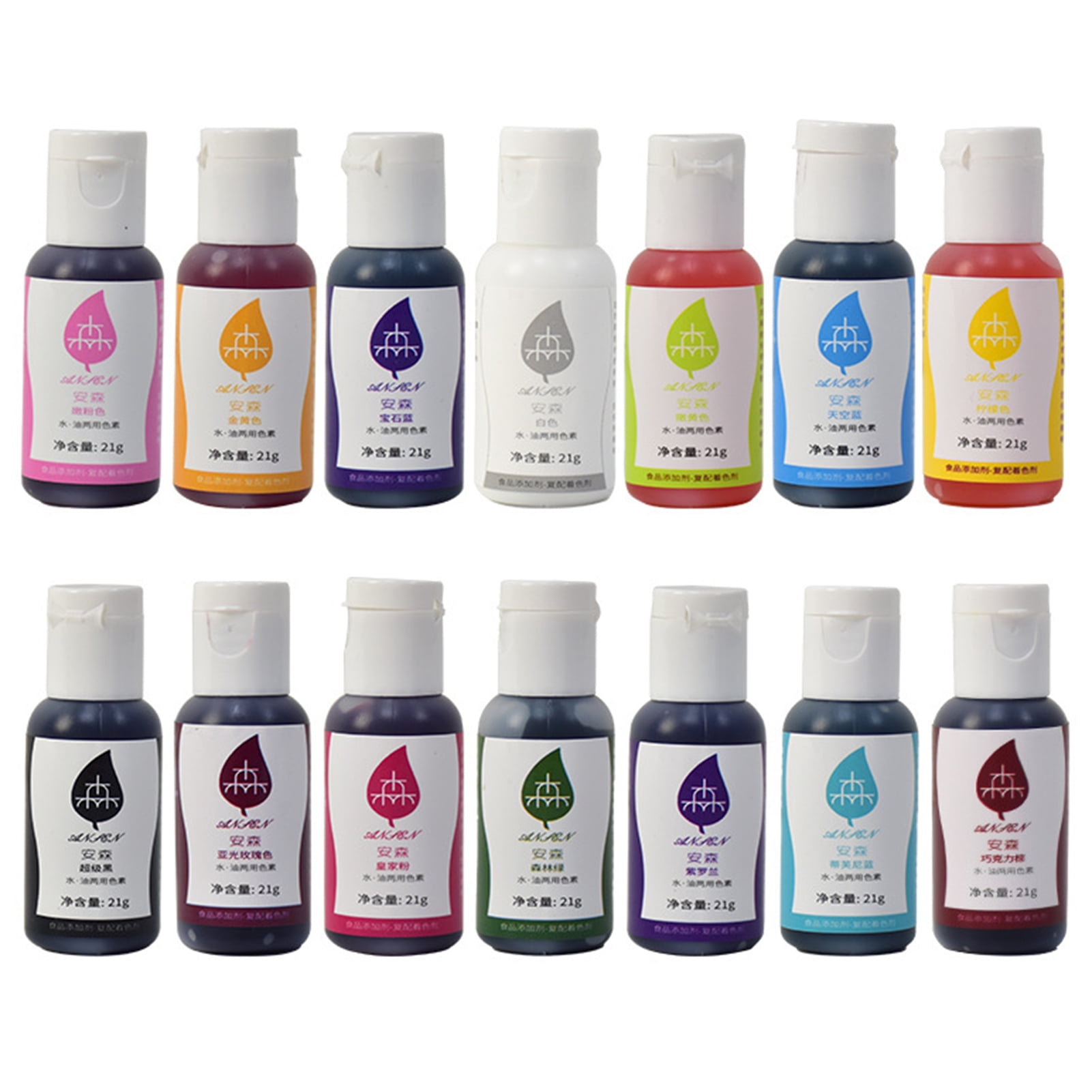 HomeCozy 21g Highly Concentrated Bright Color Edible Food Coloring ...