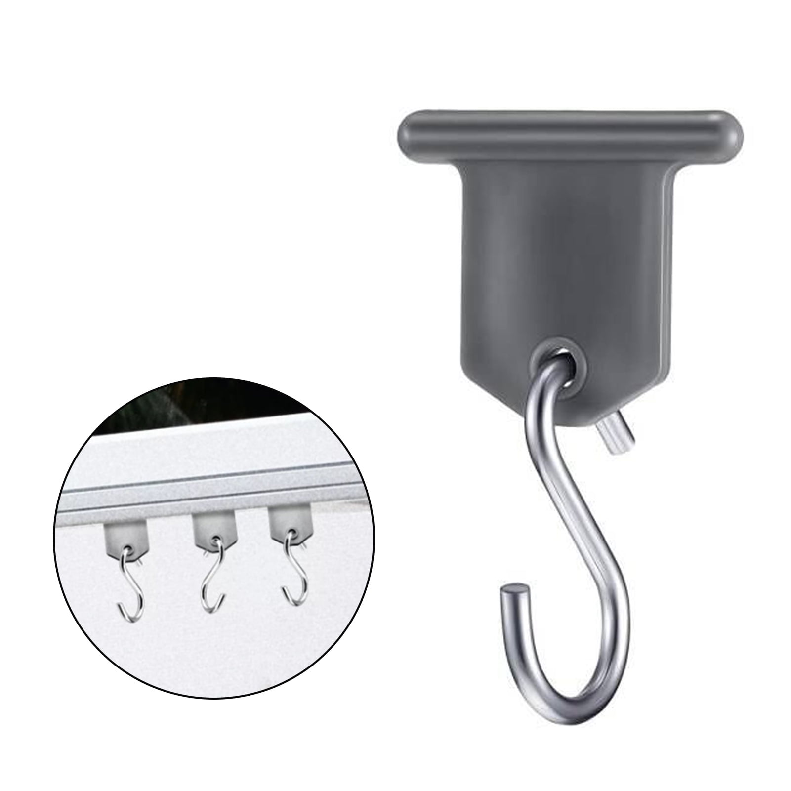 HomeCozy 24Pcs/Set RV Hooks Racks Wall-mounted S Shape Stable Portable ...