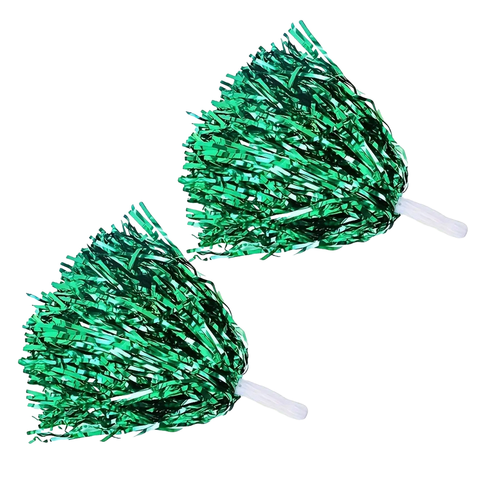 HomeCozy 2Pcs Cheerleading Pom Poms with Plastic Handle Colorful ...