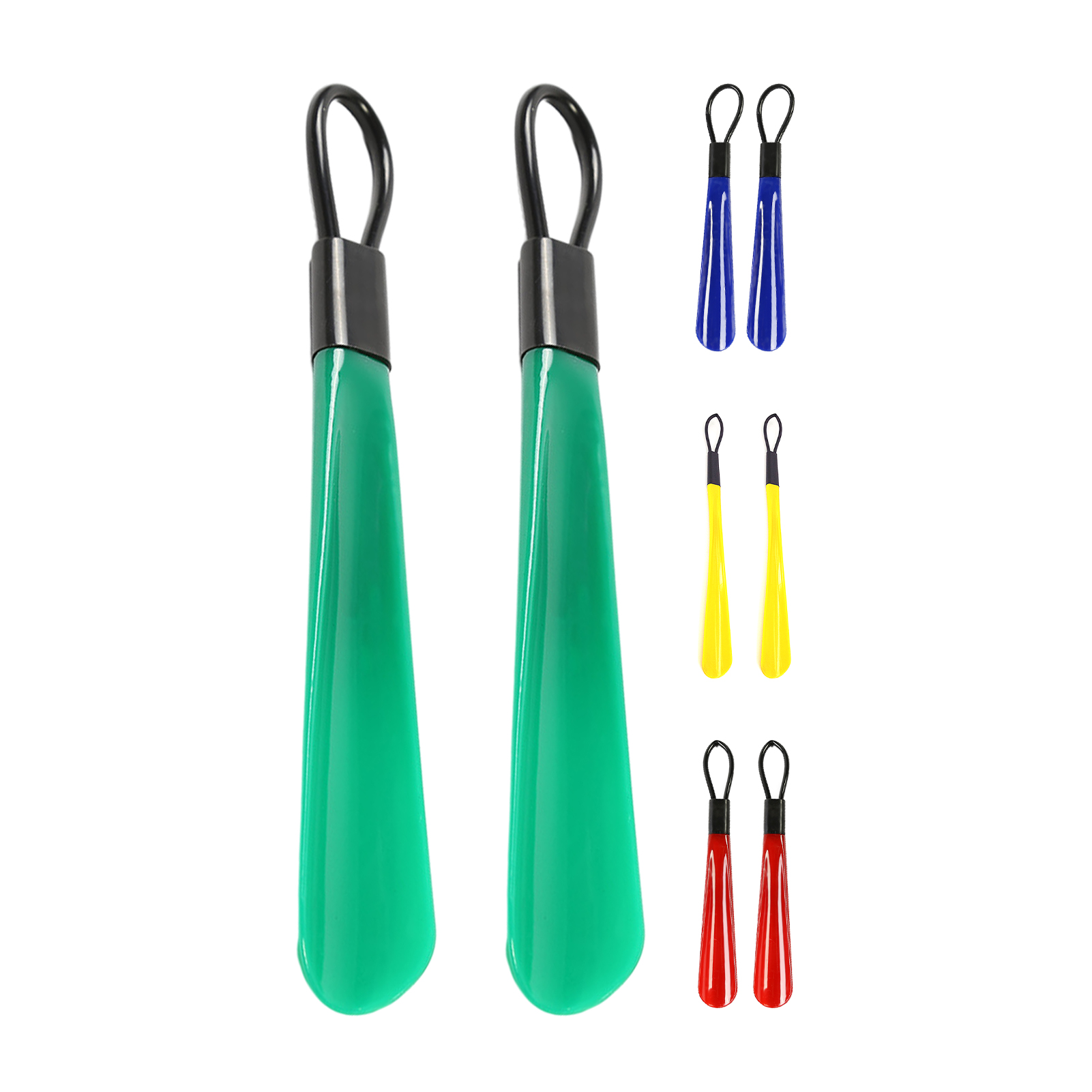 HomeCozy 2Pcs Shoe Lifter Labor-saving Smooth Surface Plastic Handheld ...
