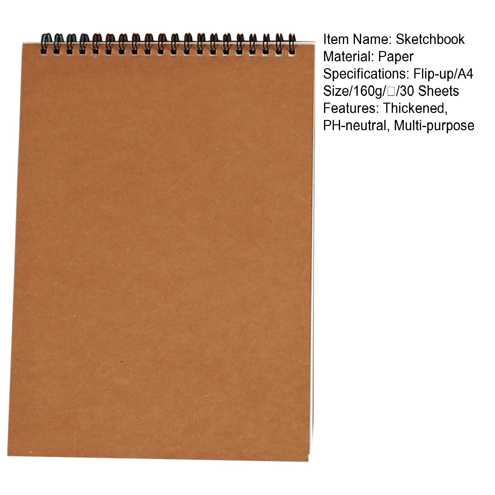 HomeCozy 30 Sheets Professional A4 Sketchbook Drawing Painting ...