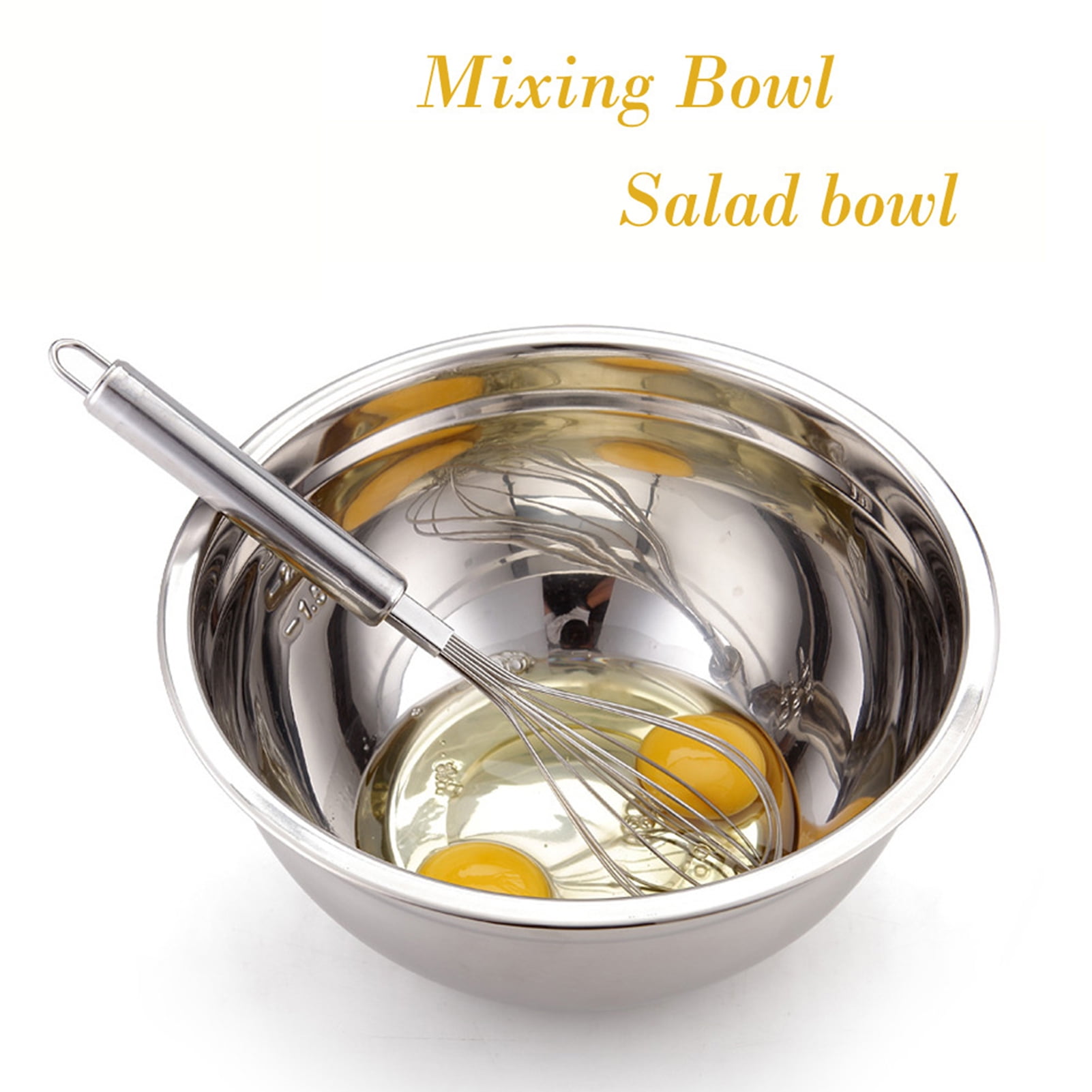 HomeCozy 5 Pcs Stainless Steel Mixing Bowls Set with Lids Nesting ...