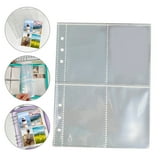 HomeCozy 5Pcs Photo Album Dustproof Clear View Card Sleeves Binder ...