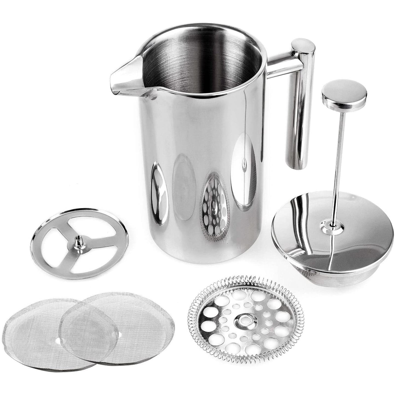 HomeCozy 800ML/350ML/1000ML Coffee Press Pot Easy to Clean Stainless ...