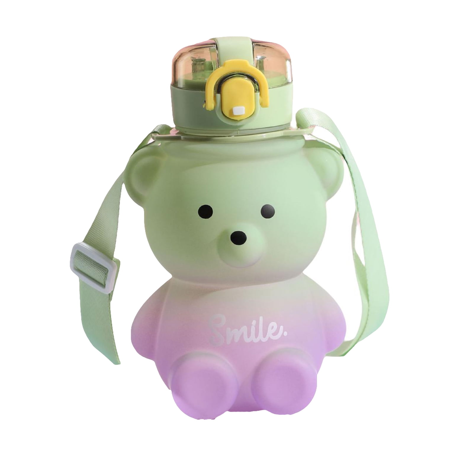 HomeCozy 800ML Bear Water Cup Fall Resistant Bear Shape Drink Water ...