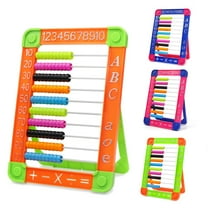hand2mind Double-Sided Abacus, Plastic Abacus for Kids Math, 100 ...