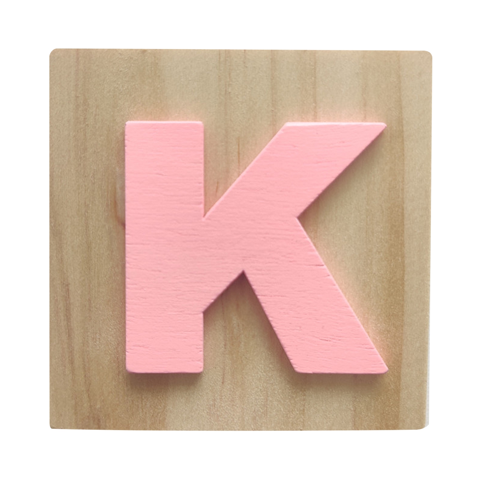 HomeCozy Alphabet Block Nordic Style Ornamental Pine Wood Portable 26 ...