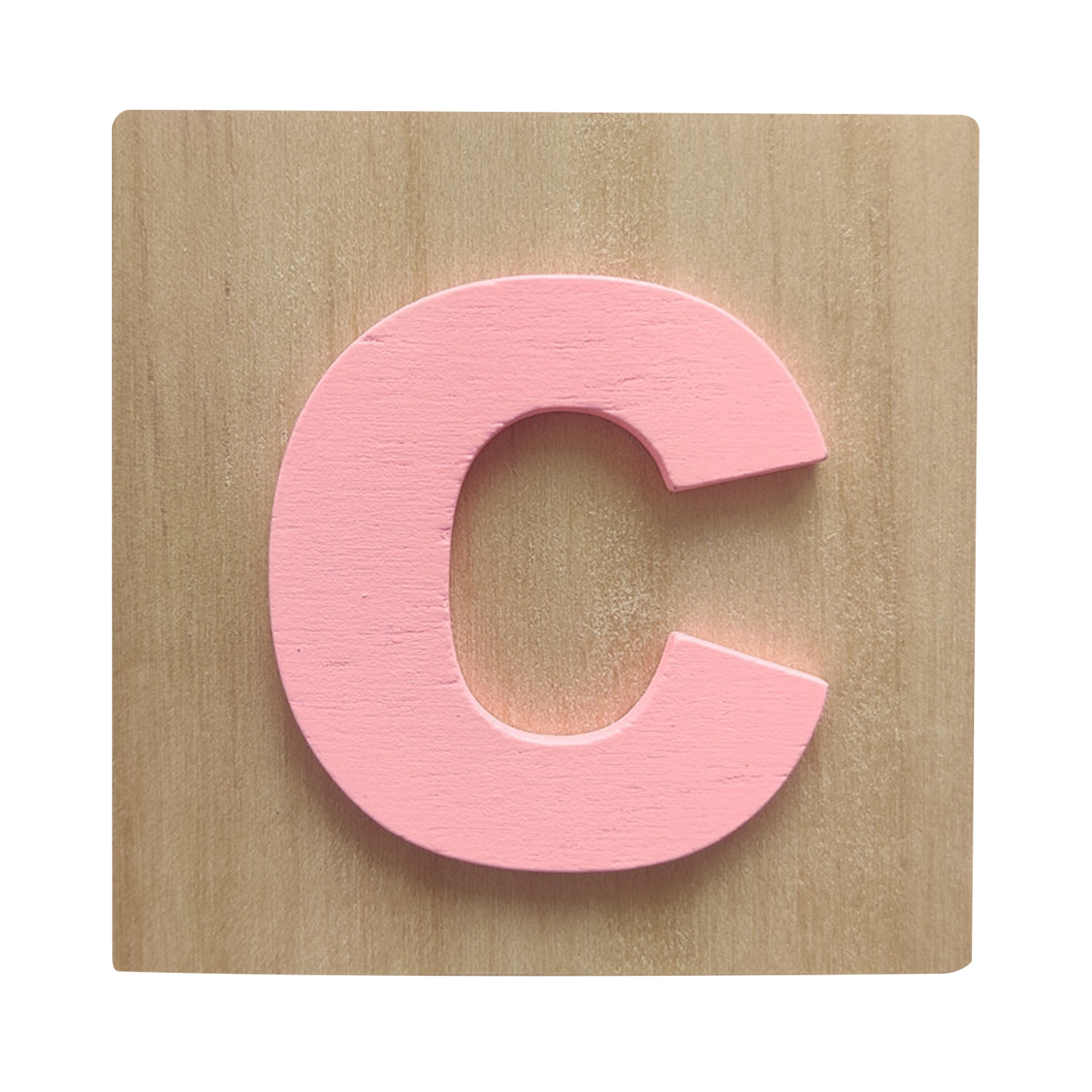 HomeCozy Alphabet Block Nordic Style Ornamental Pine Wood Portable 26 ...