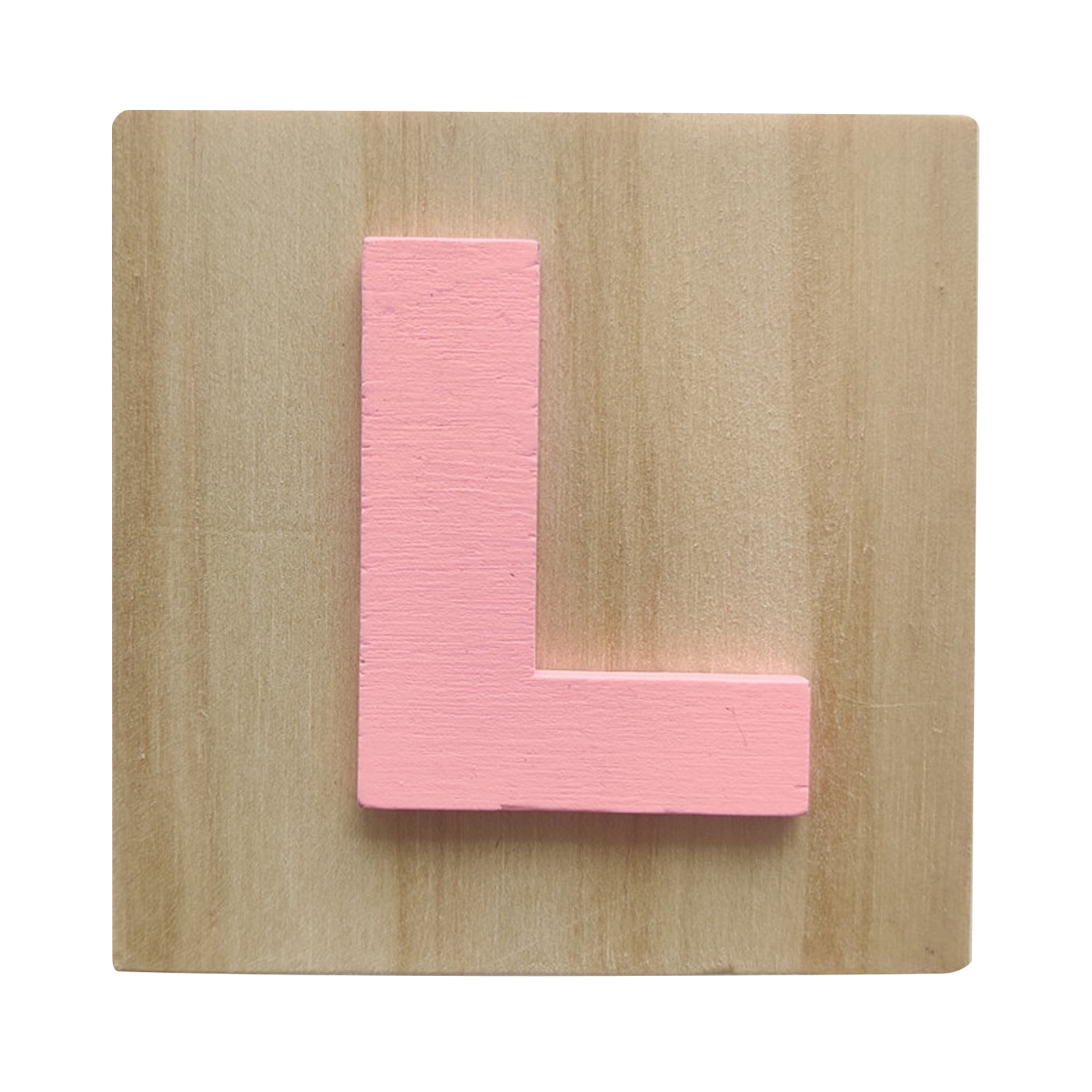 HomeCozy Alphabet Block Nordic Style Ornamental Pine Wood Portable 26 ...