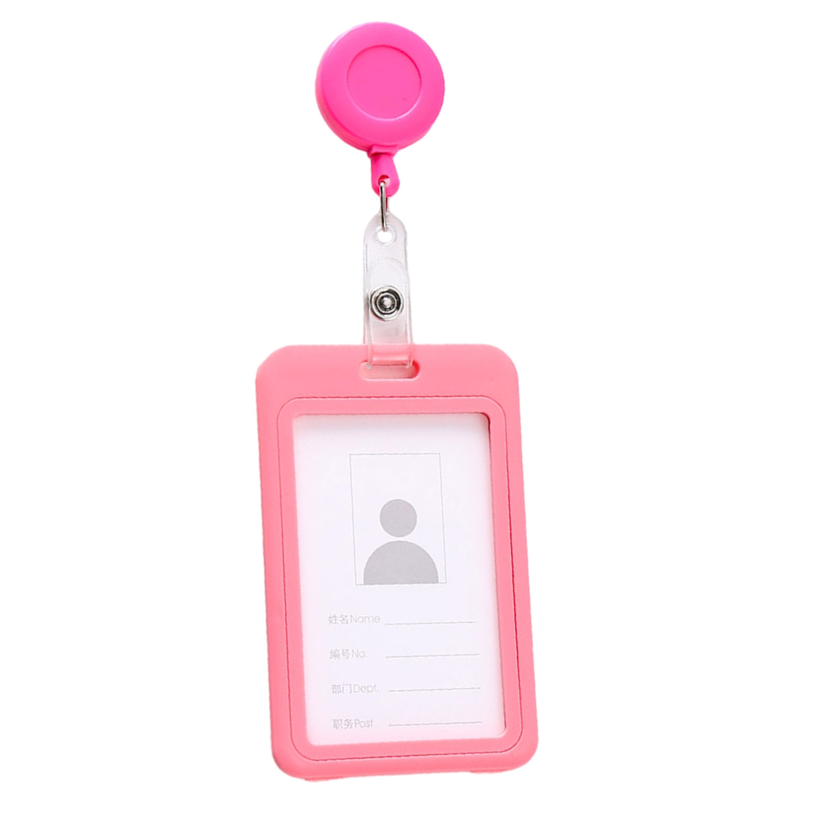 HomeCozy Aluminium Alloy Staff Badge Holder Secure ID Card Case Fade ...