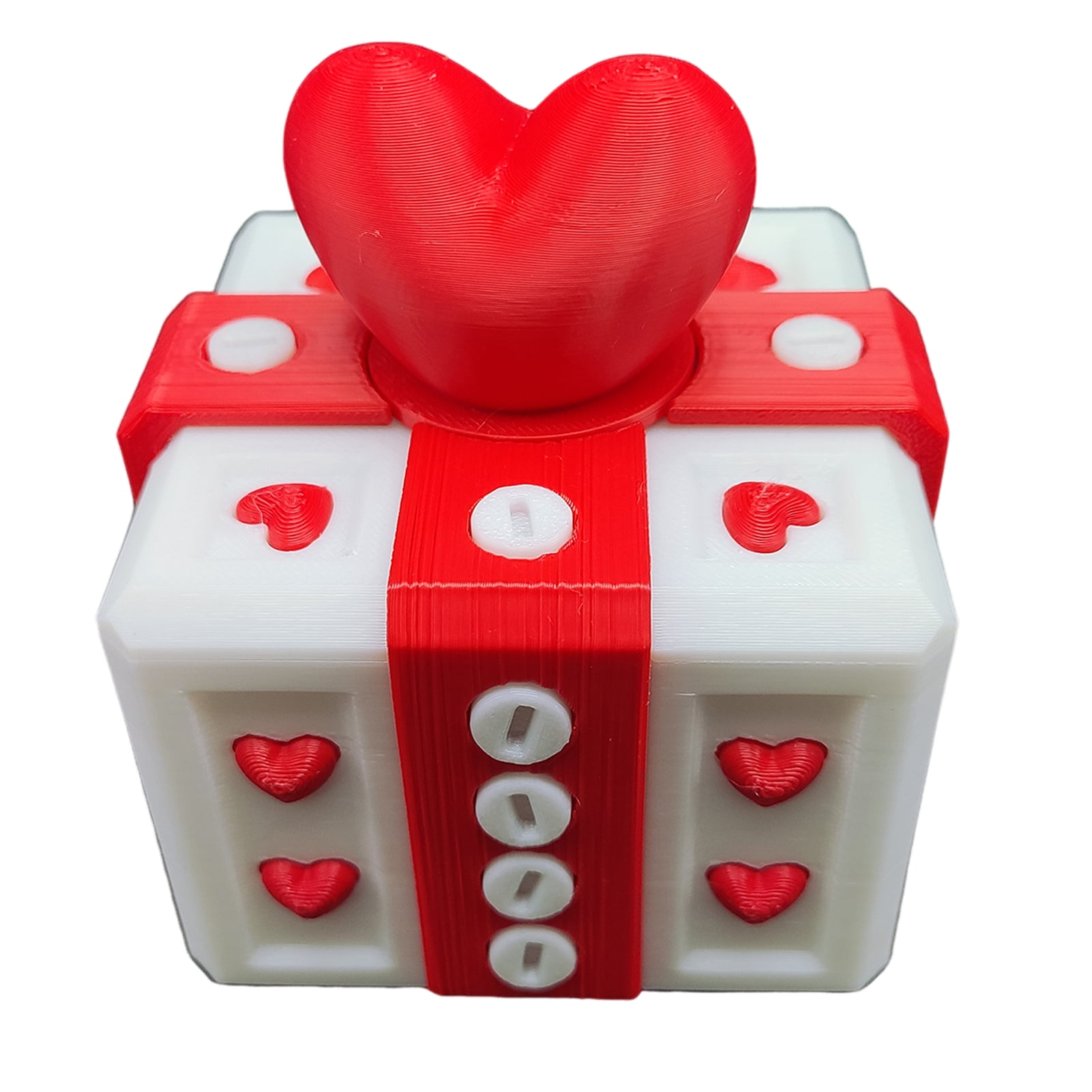 HomeCozy Annoying Gift Box 3D Printed Gift Box with Screws Love Heart ...