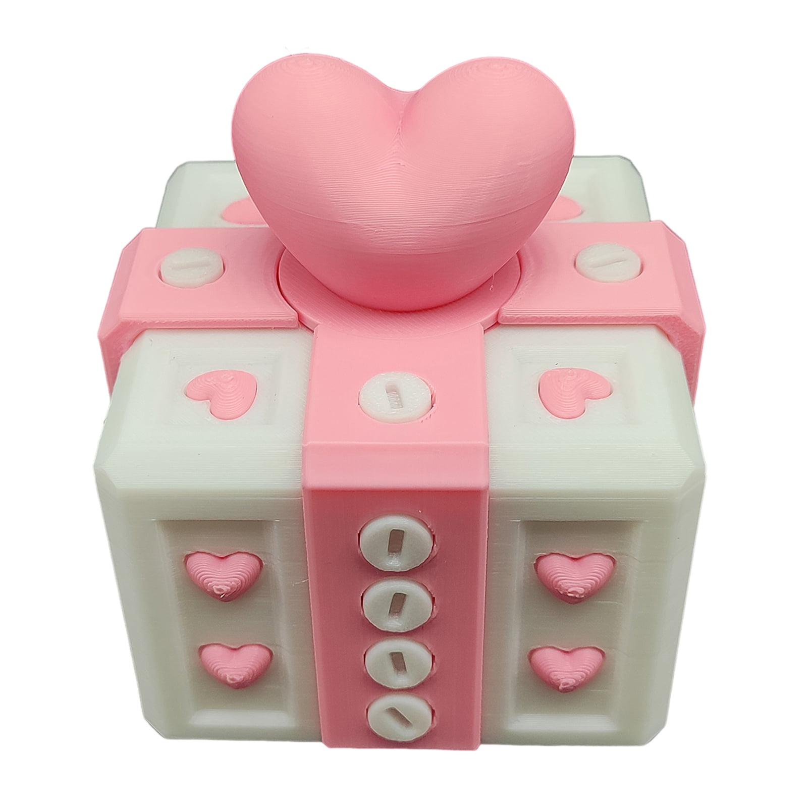 HomeCozy Annoying Gift Box 3D Printed Gift Box with Screws Love Heart ...