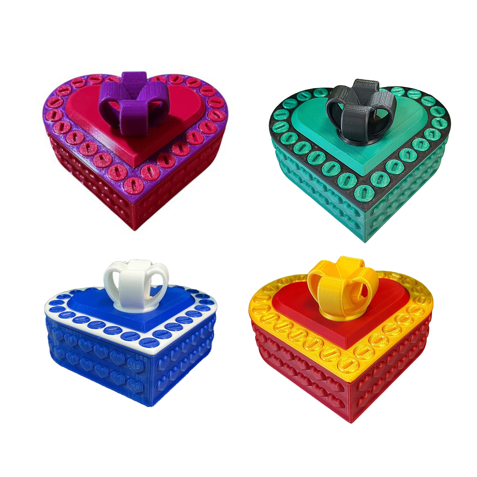 HomeCozy Annoying Gift Box 3D Printed Puzzle Box with Screws Money Gift ...