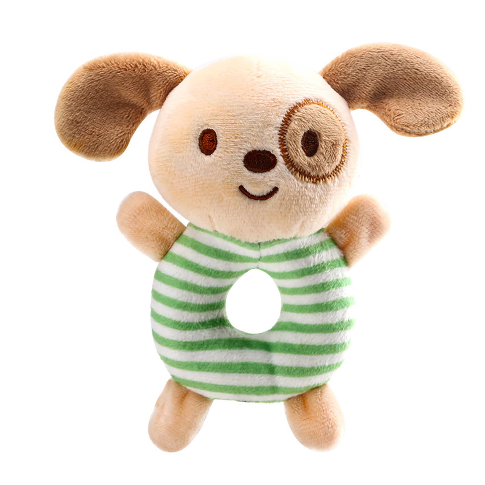 HomeCozy Baby Rattle Plush Toy Cartoon Deer Rabbit Dog Elephant Soft ...