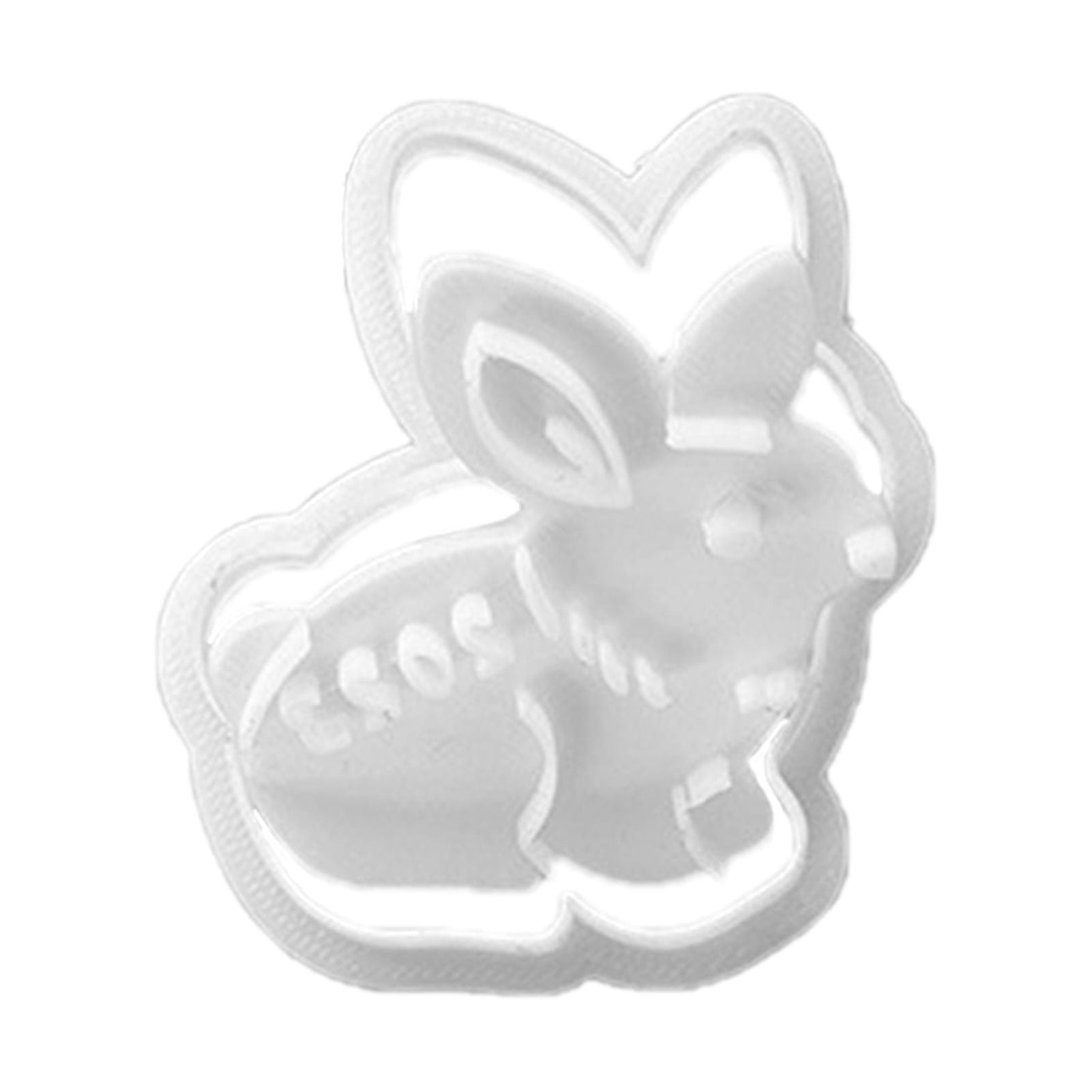 HomeCozy Biscuit Mold Non-stick Food Grade DIY Plastic Cute Bunny ...