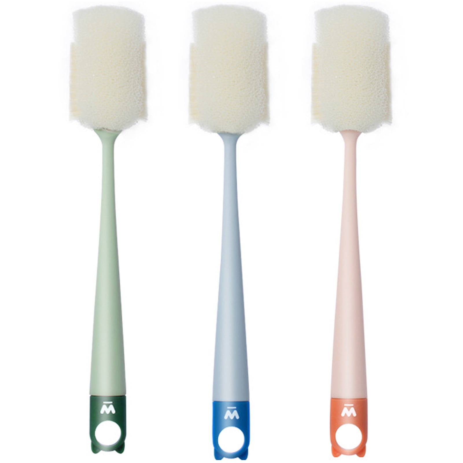 HomeCozy Bottle Sponges Detachable Head Rich Foam PP Dish Washing ...