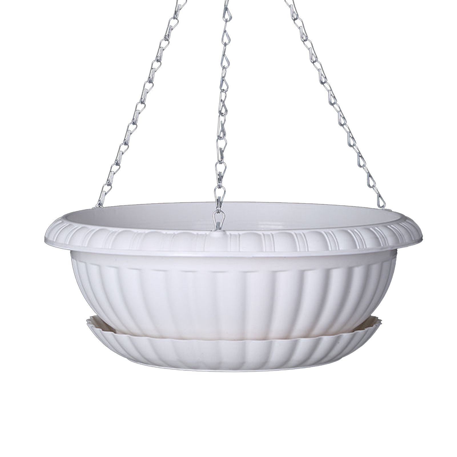 HomeCozy Breathable Hanging Flower Pot Triangular Design Plastic Smooth ...