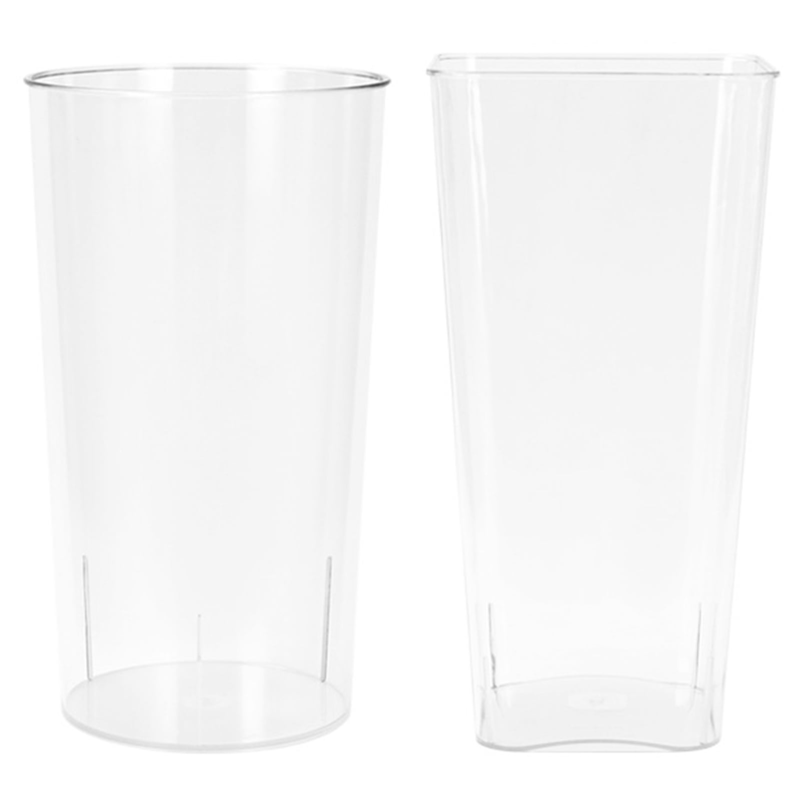 HomeCozy Clear Acrylic Flower Bucket Tapered Flowers Holder Tall Flower ...