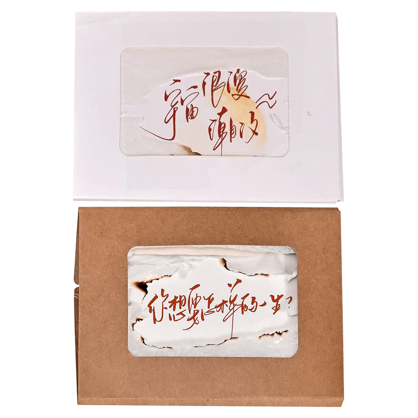 HomeCozy DIY Burning Greeting Card Handmade Christmas Flame Greeting ...